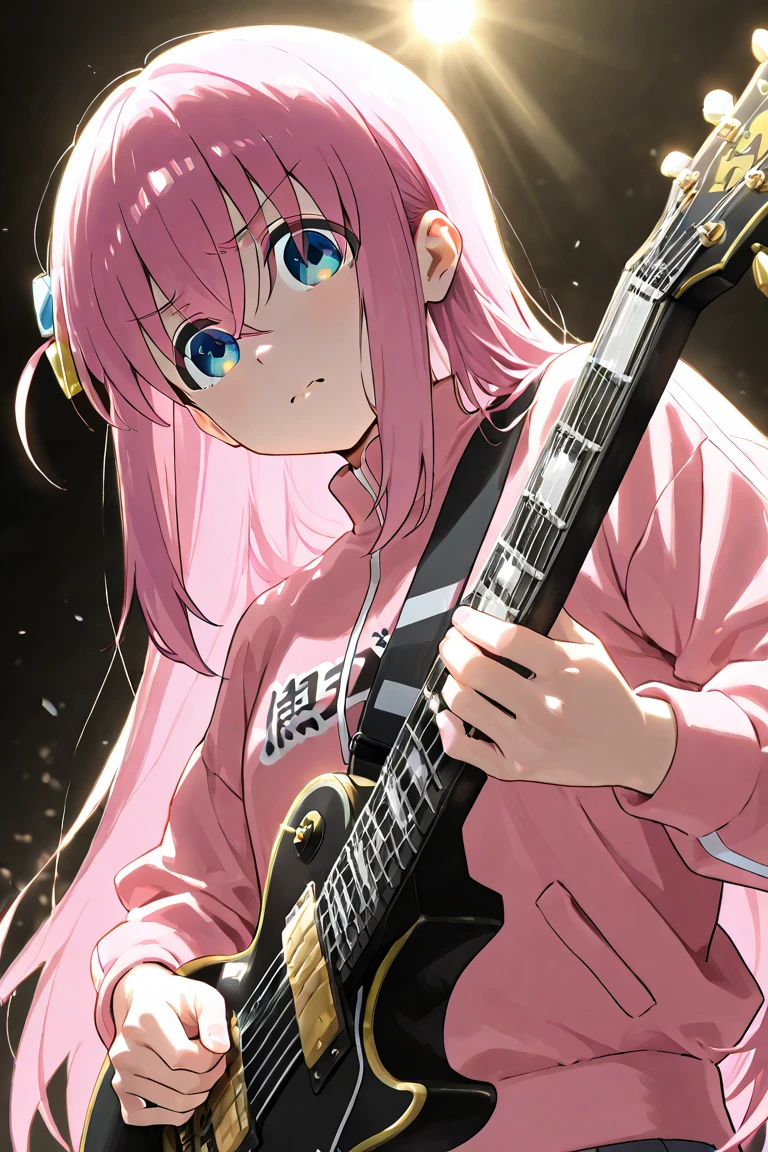 Hitori Gotoh (Bocchi The Rock!)、Look at your hands、serious expression ...