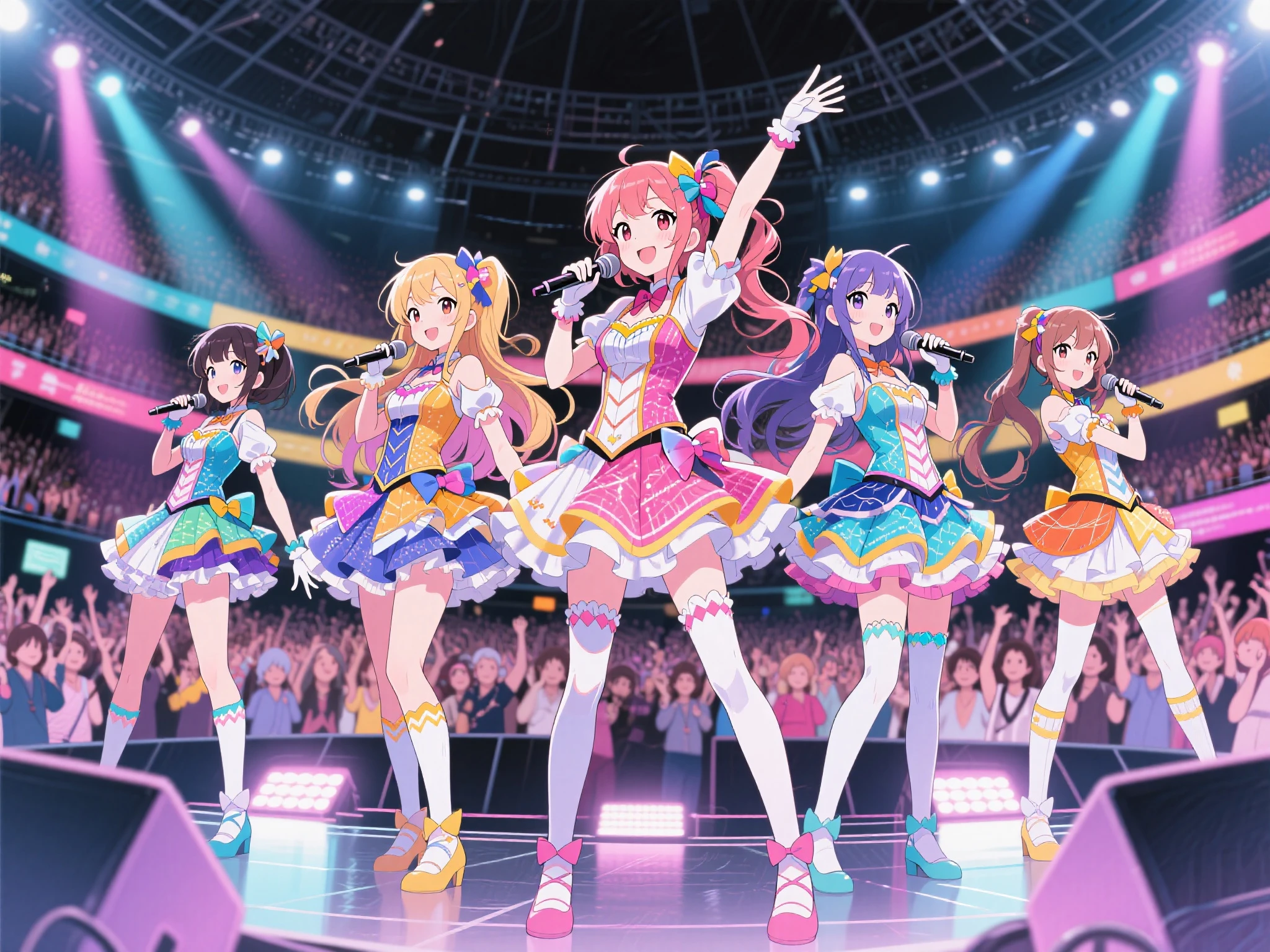 動漫偶像的現場演唱會!🎶