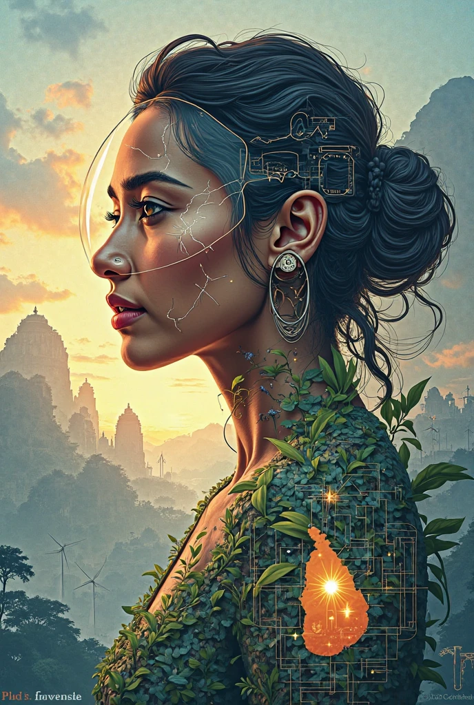 Title: “Future Lanka: Rising in Harmony” Central Focus (Portrait ...