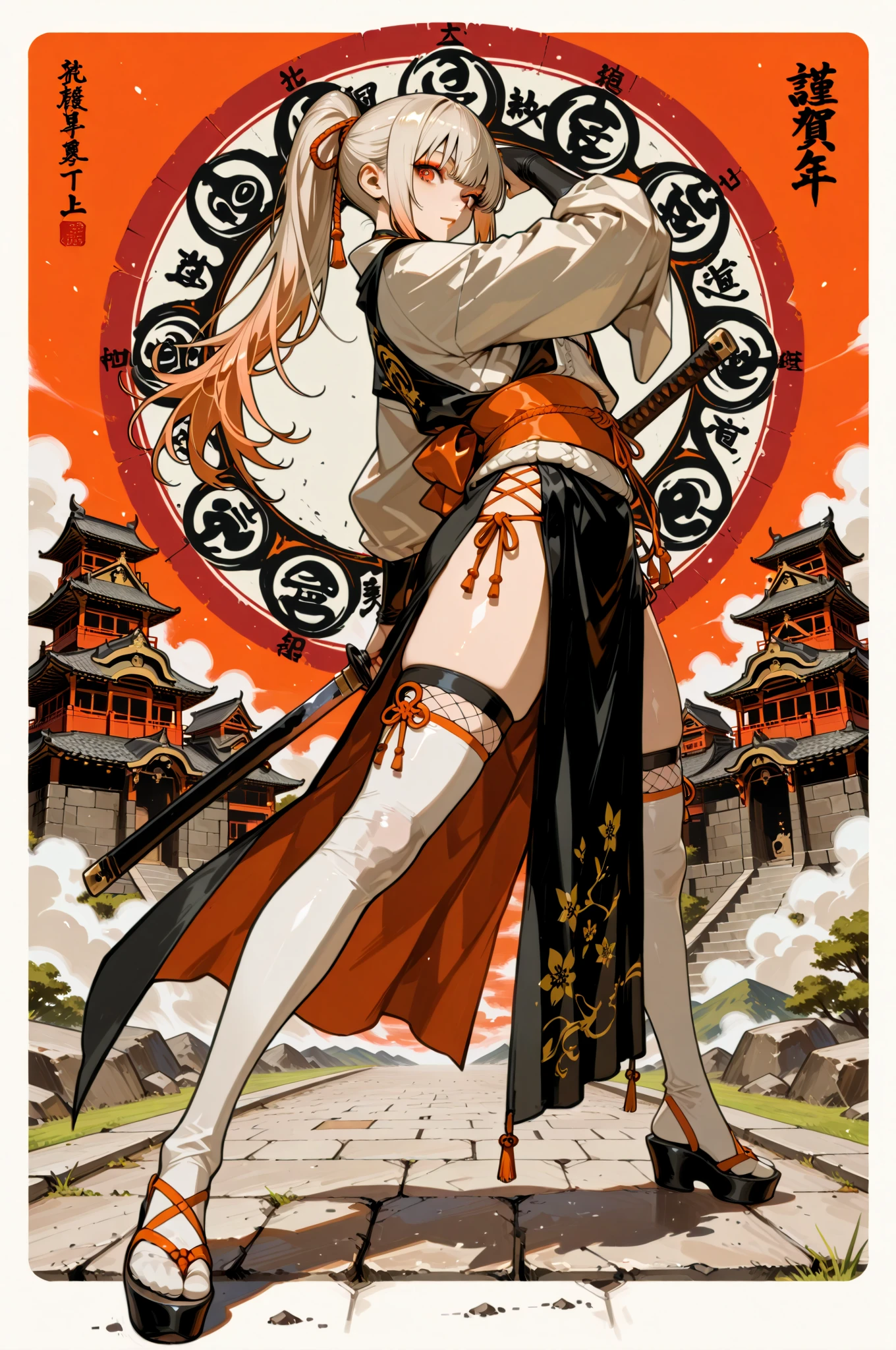 (very sophisticated),Extremely Distorted Neo-Gothic Kunoichi Womens ...