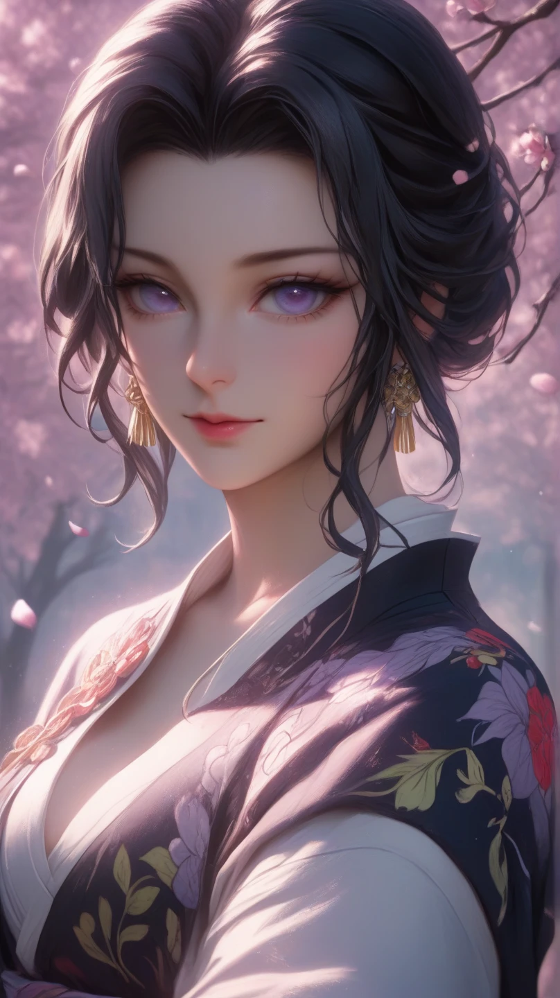 A hyper-realistic, cinematic portrait of Lady Tamayo and Amane ...