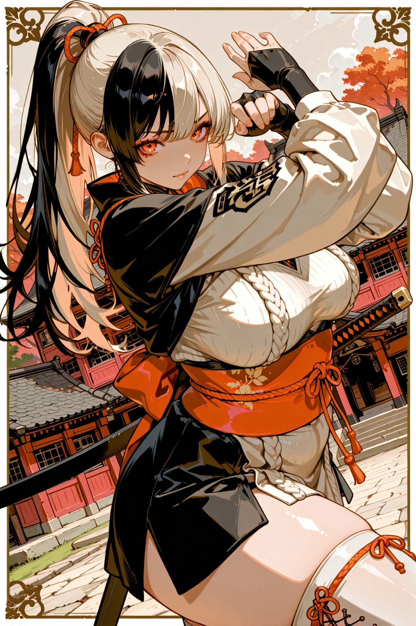 (very sophisticated),Extremely Distorted Neo-Gothic Kunoichi Womens ...