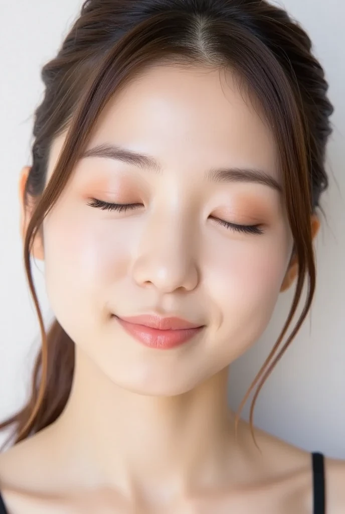 Ultra-detailed close-up of a beautiful girl, collarbone-up composition ...