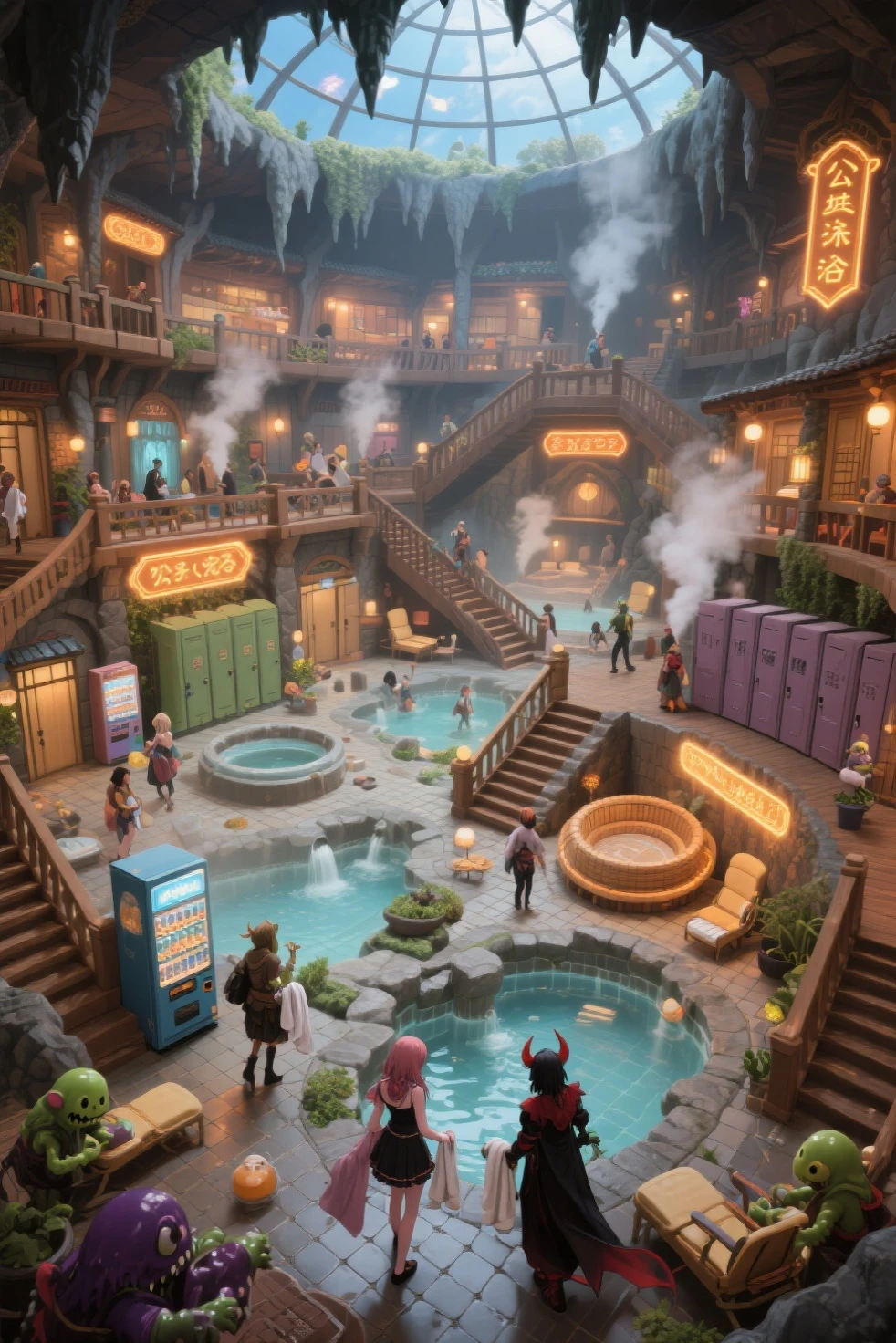 温泉ダンジョン