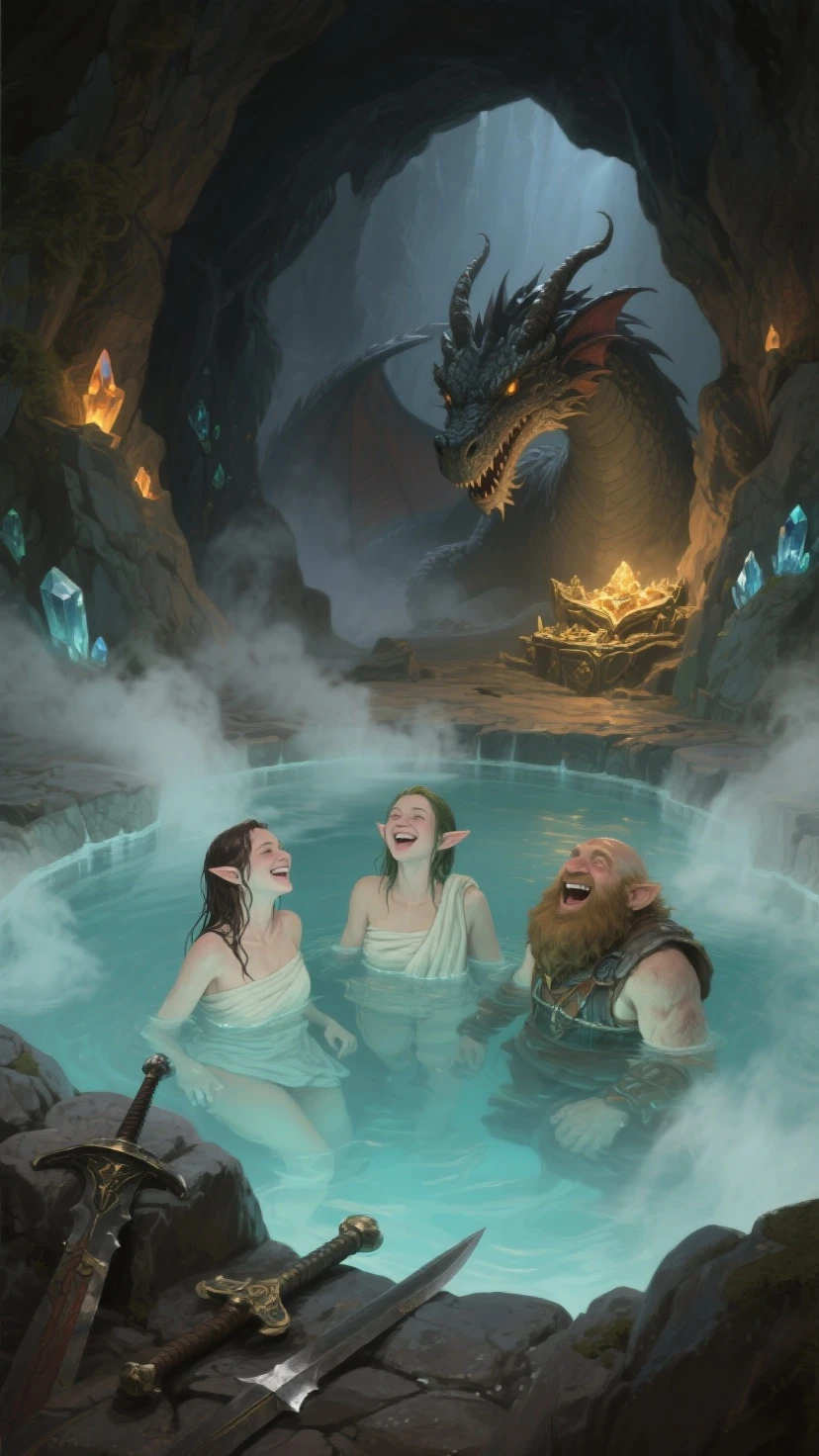 hot spring dungeons ～Wait a while！The battle is afterwards～