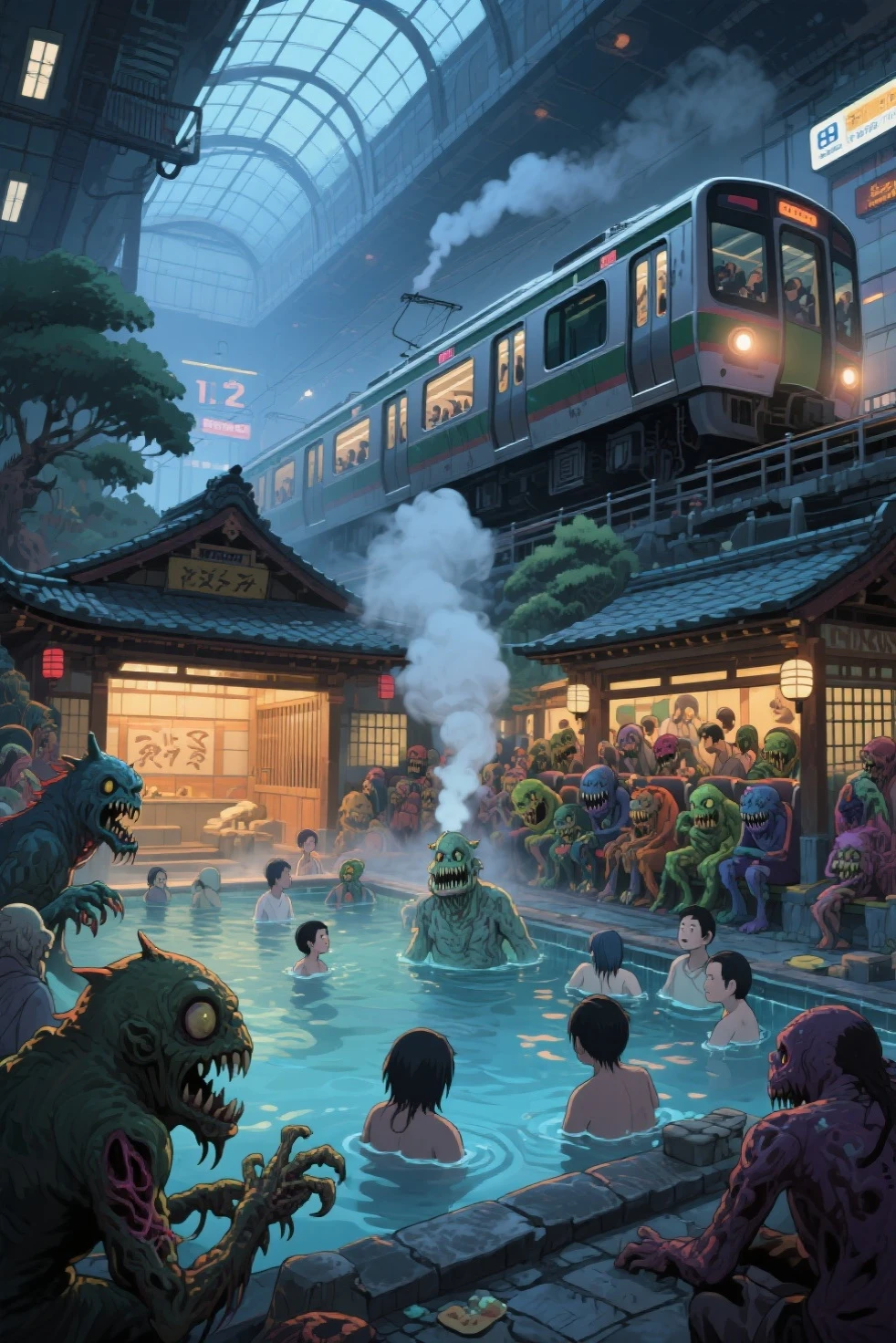 Person who heals the body that has become a monster in the Shinjuku ...