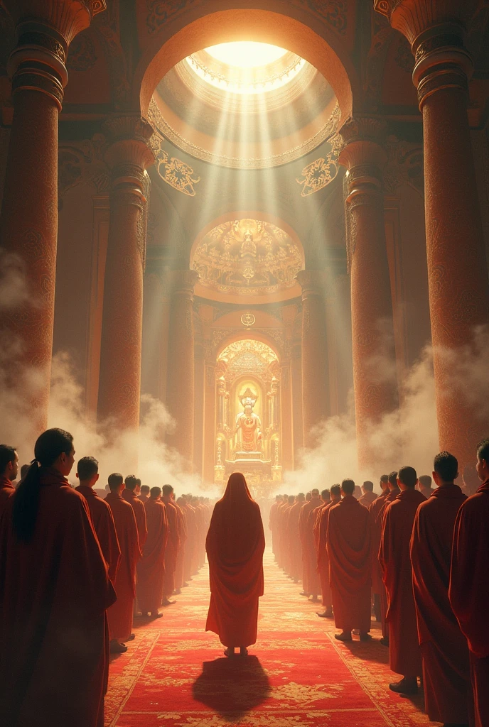 Inside the temples - SeaArt AI