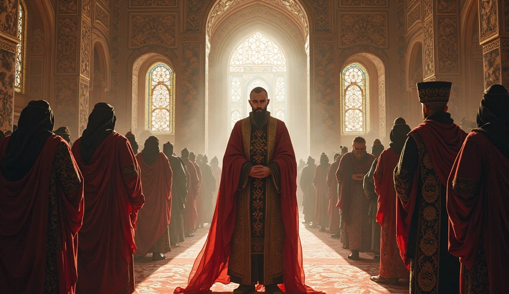 Ghazan Khan Embracing Islam - SeaArt AI