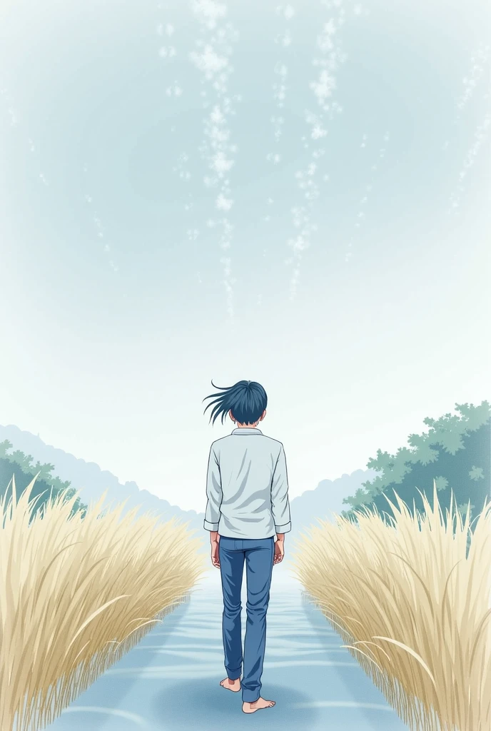 A young Japanese woman in her early twenties sits on a bed in a high ...