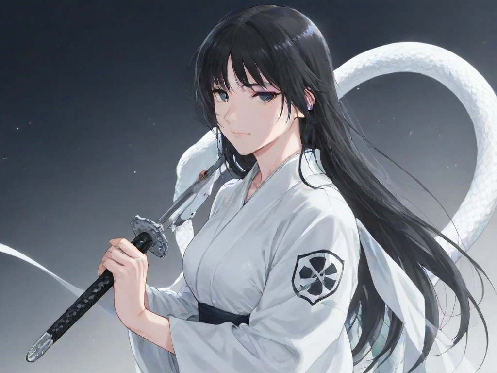 Relaxed anime works。A cool and beautiful Japanese princess with ...