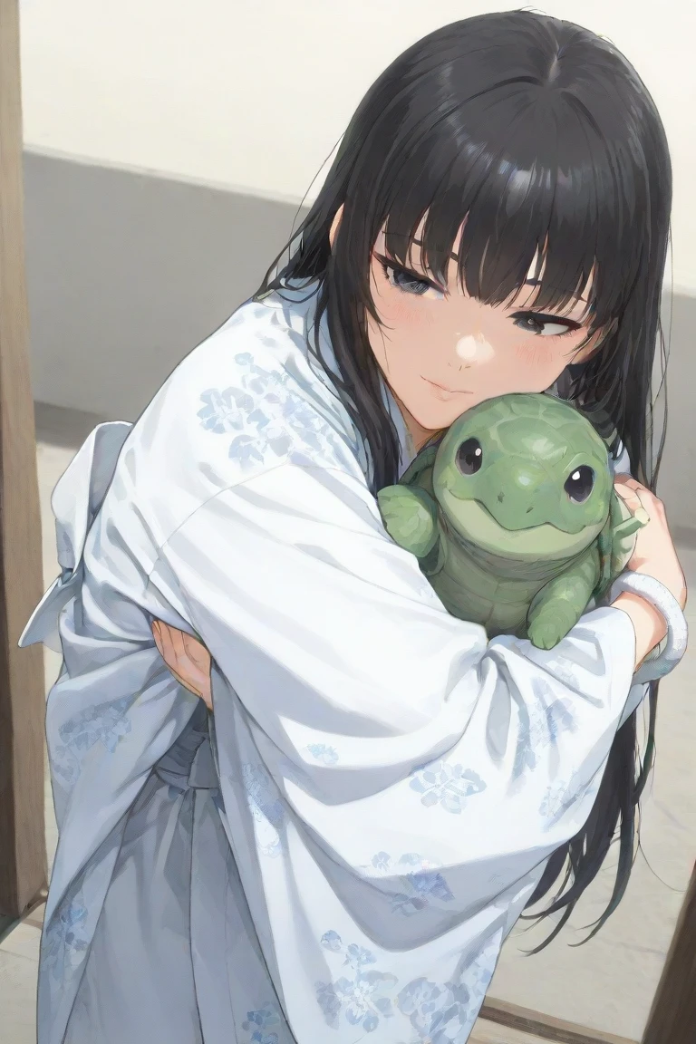 I'm using a relaxing anime。A cool and beautiful Japanese princess with ...