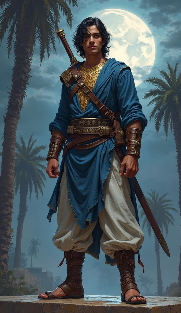 Middle Eastern , Persian . concept art. digital painting. He is 18 ...