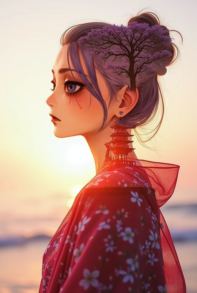 High quality, 8K Ultra HD, A beautiful double exposure that combines an ...