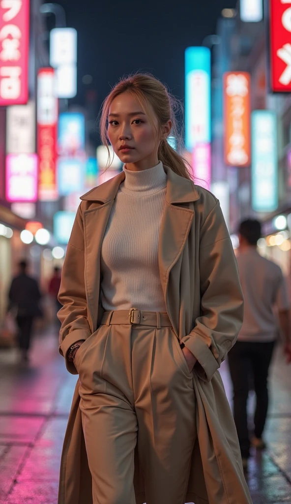 "Hyper-realistic portrait of Cha Hae-In from Solo Leveling as a real ...