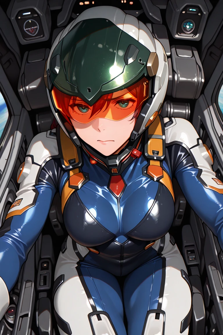 (((Masterpiece Top Quality Unity 16k))),(((tight pilot suit、helmet - SeaArt AI