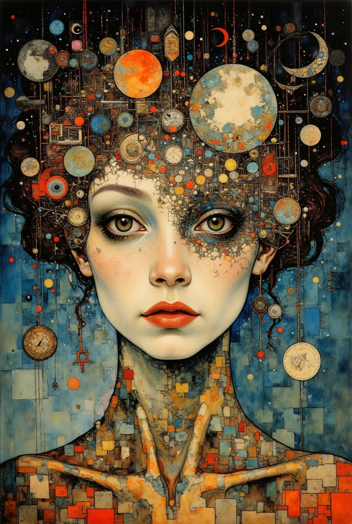 "Metamorphosis of the Subconscious." A surrealistic portrait where ...