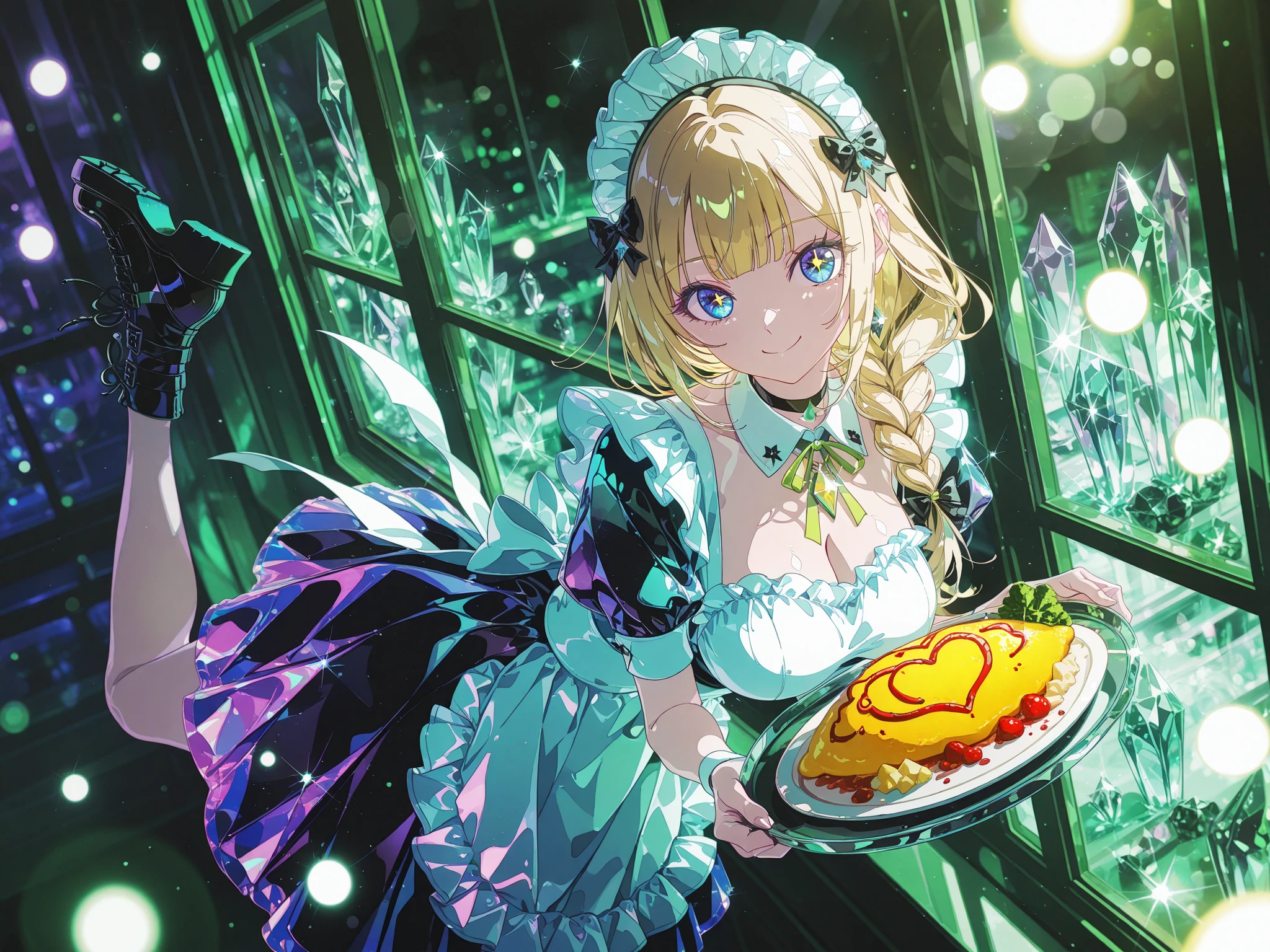 Yoneyama Mai, neon art, neon lineart, colorful neon lineart, neon ...