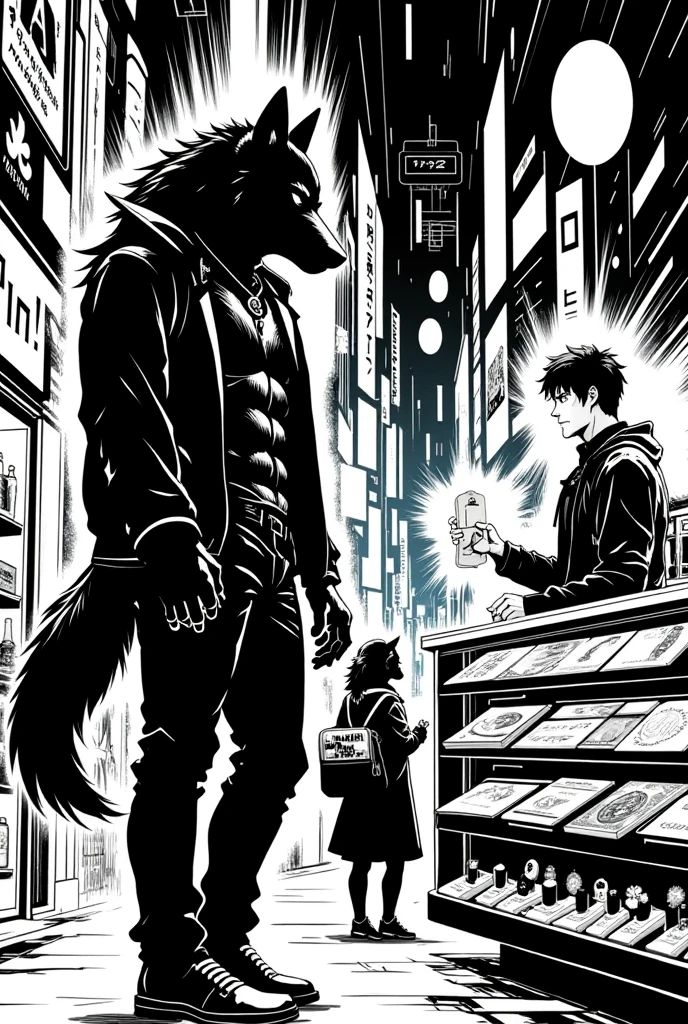 Werewolf、Japanese Manga、Japanese Manga、Handsome werewolf、A werewolf ...