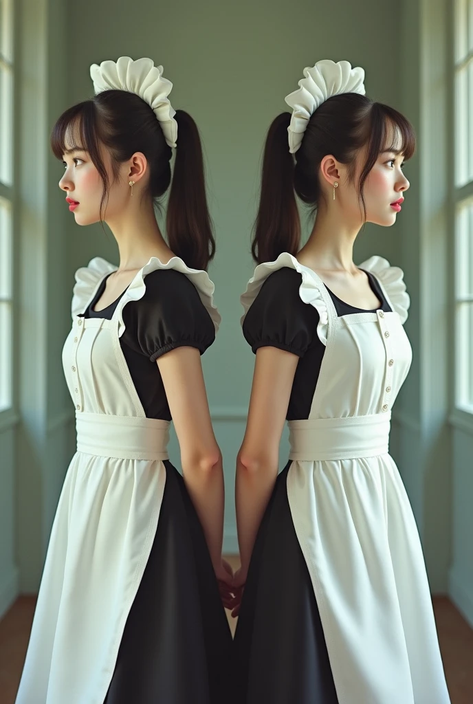 3D stereoscopic, stereogram, and parallel image. Two identical photos ...