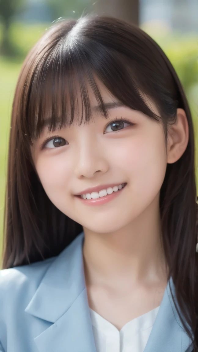 Office suit,20 years old,painful smile ,embarrassed kissing face - SeaArt AI