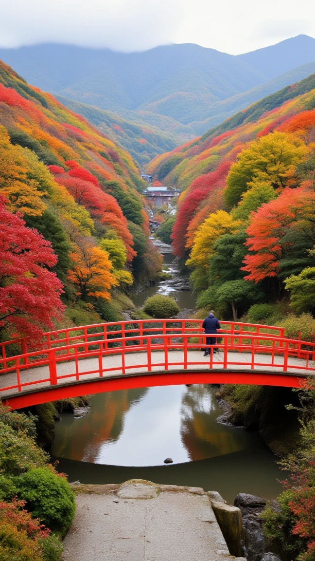 High definition images、Kiyotaki in Kyoto in autumn、Fall foliage season ...
