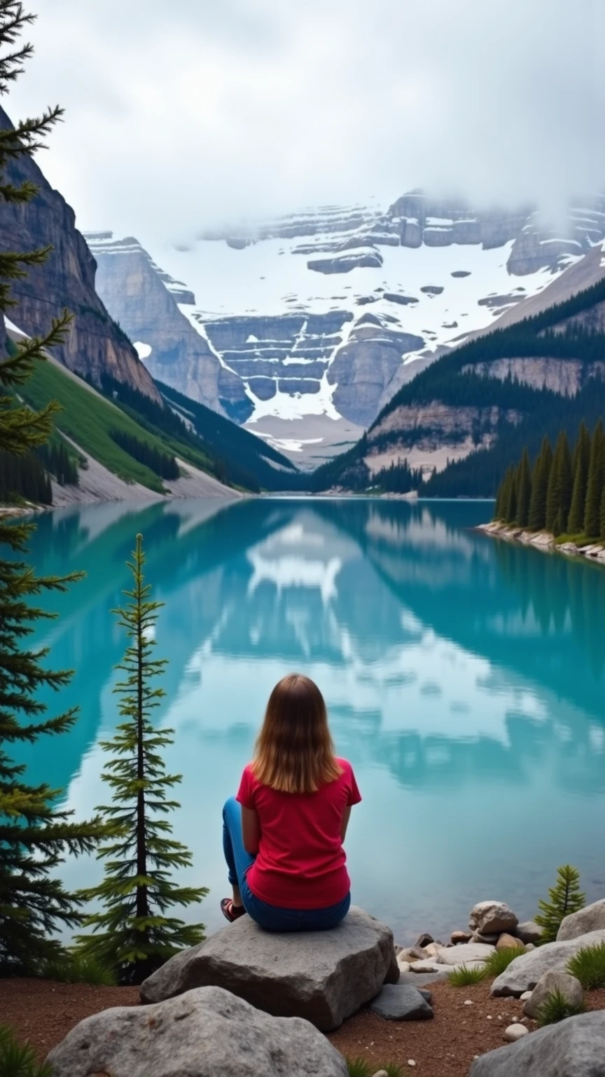 High-definition image、 Banff National Park 、 Alberta 、 A lake as ...