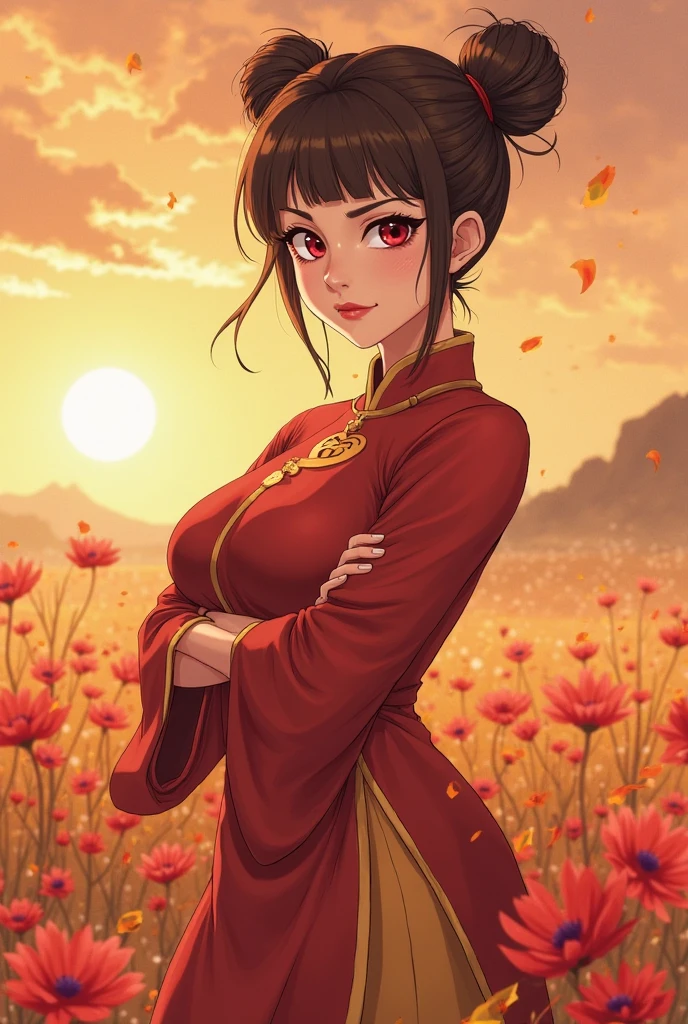 Fire nation character, avatar the last airbender, brown hair in twin ...