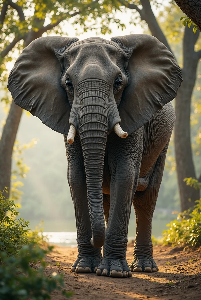 Create an elephant photo - SeaArt AI