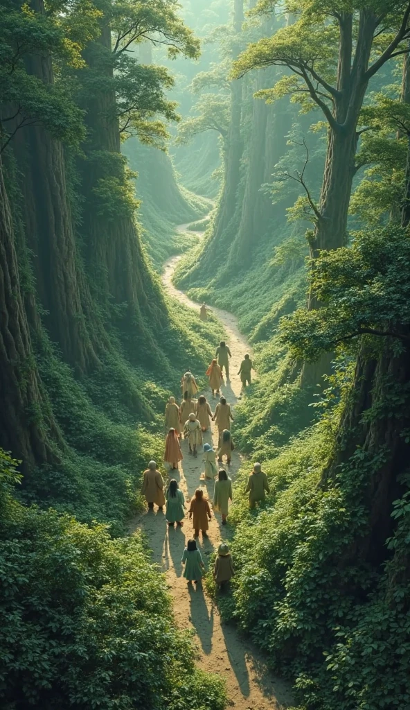 An extraordinary image of people being seen from above in the middle of ...