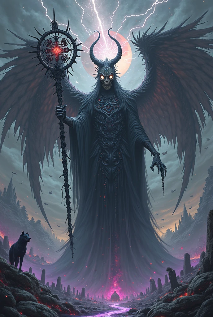 *A towering, otherworldly entity known as the “Warden of Dread - SeaArt AI