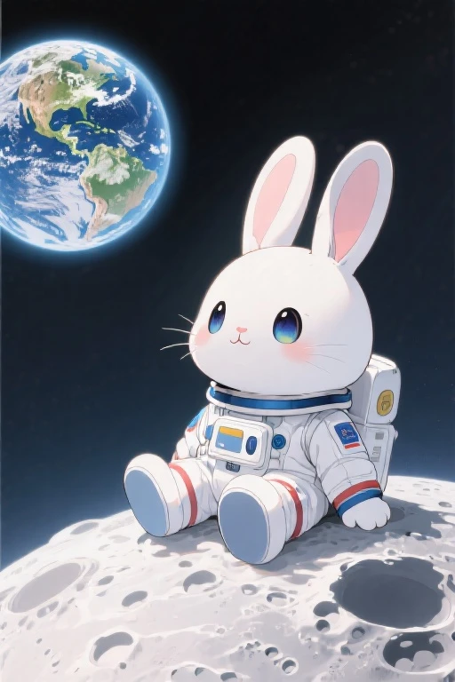 🐰 魔法にかけられた月! 🌙