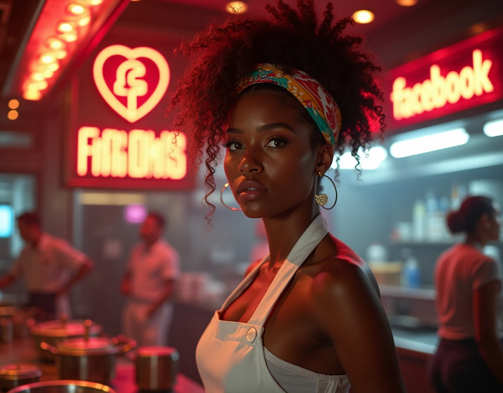 Sydney Sweeney is a black woman, green eyes, smooth and cinched skin ...