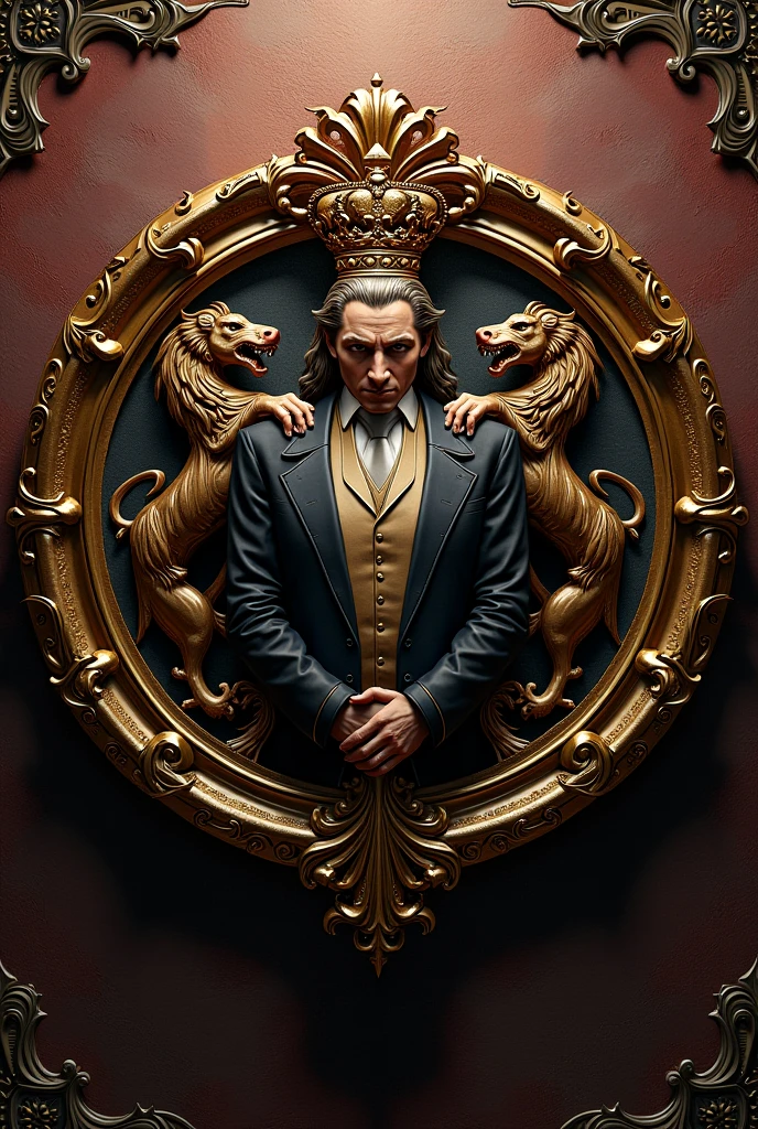 Create a rank crest for a Representative of the Moretti (A Mafia family ...