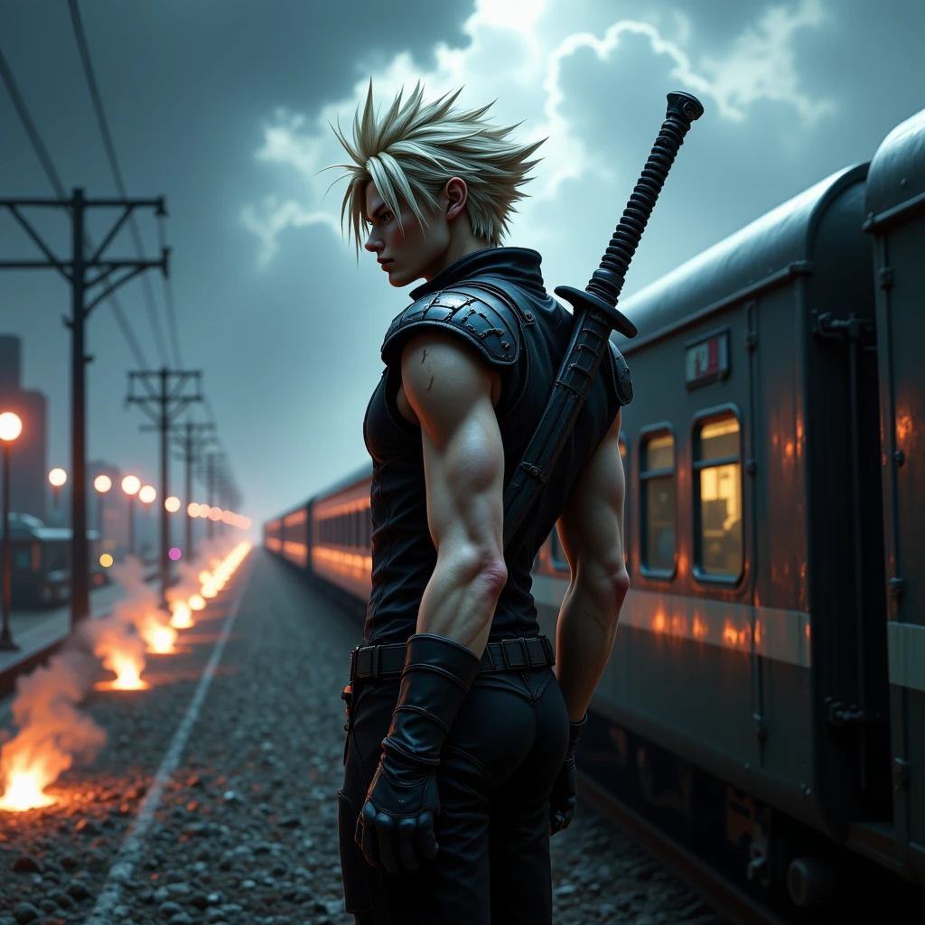 ((best quality)), ((masterpiUltra-realistic cinematic showcase of a man ...