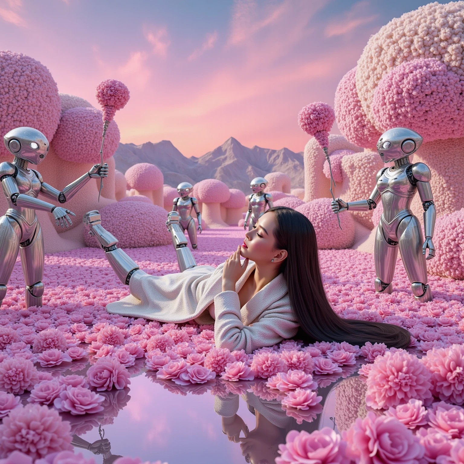 🌟 Künstliches Paradies – Eine verführerische Illusion 🌴 Szenerie ...