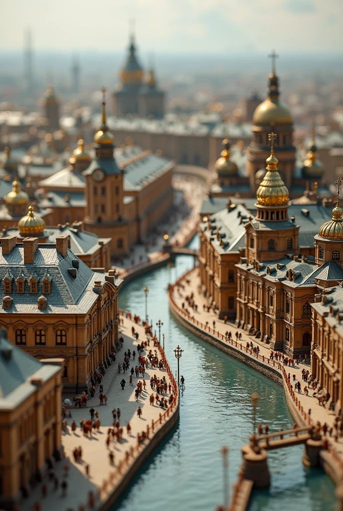 The model of St. Petersburg in 1708 - SeaArt AI