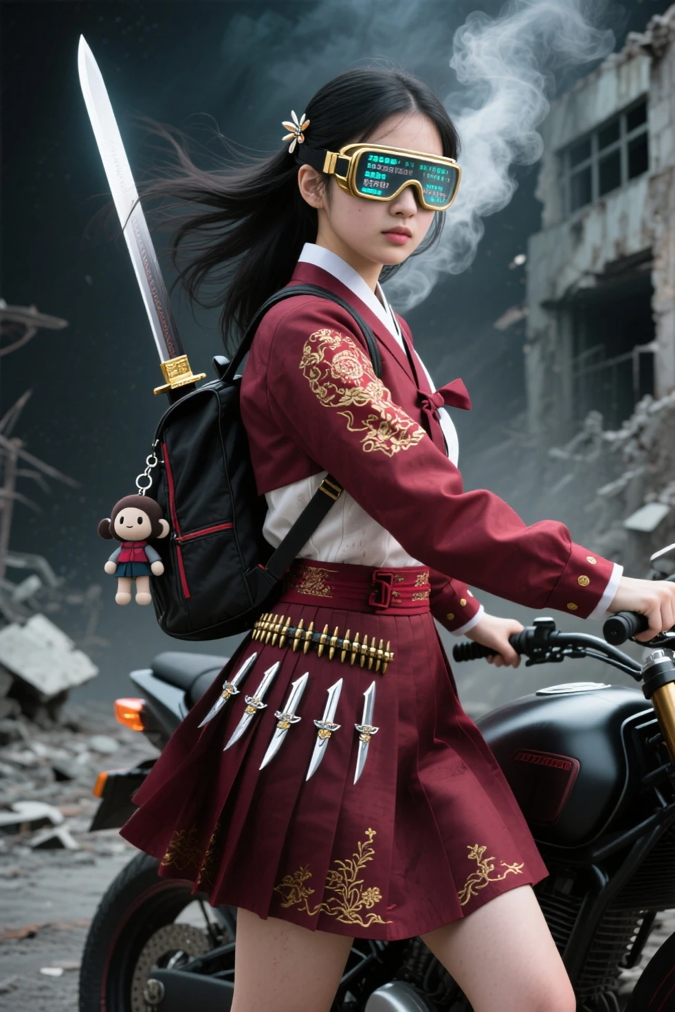 Armed high school girl（JK）