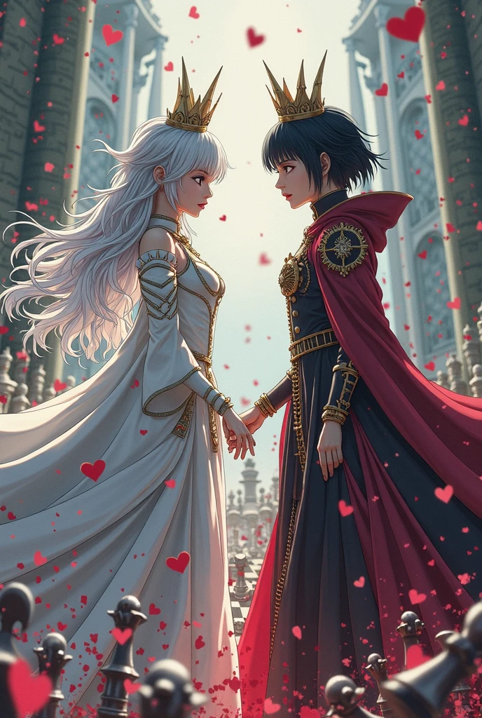 A fight between the white queen anime and the queen of hearts short ...