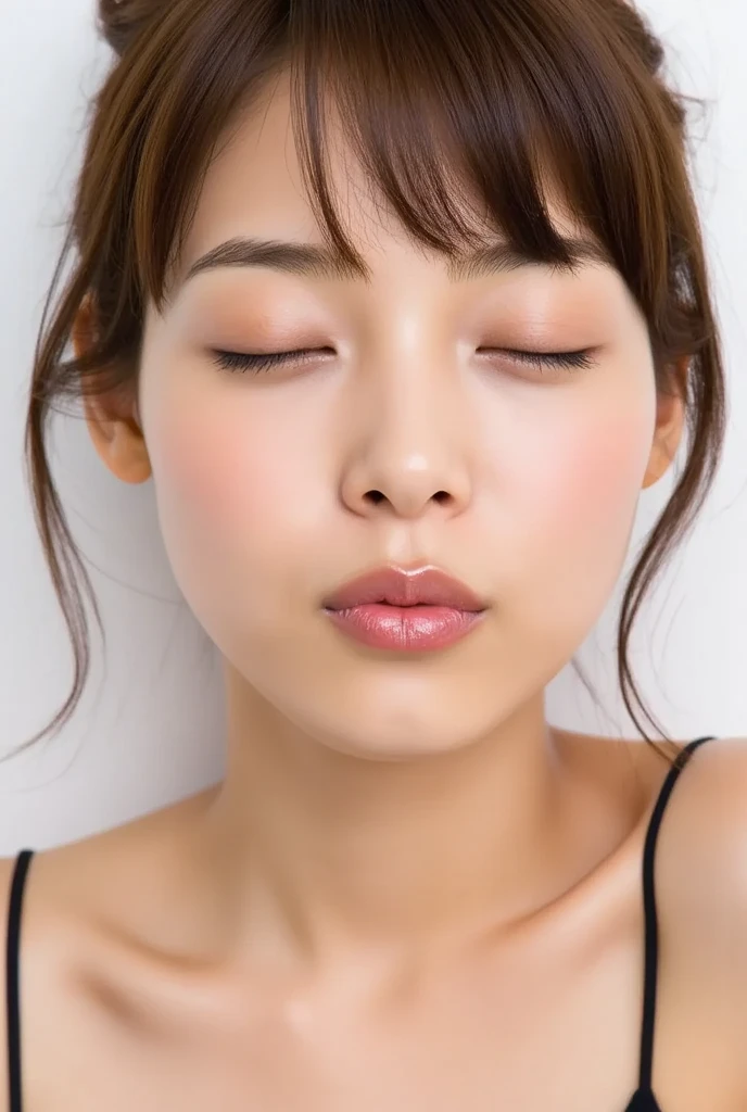 Ultra-detailed close-up of a beautiful modern girl, collarbone - SeaArt AI