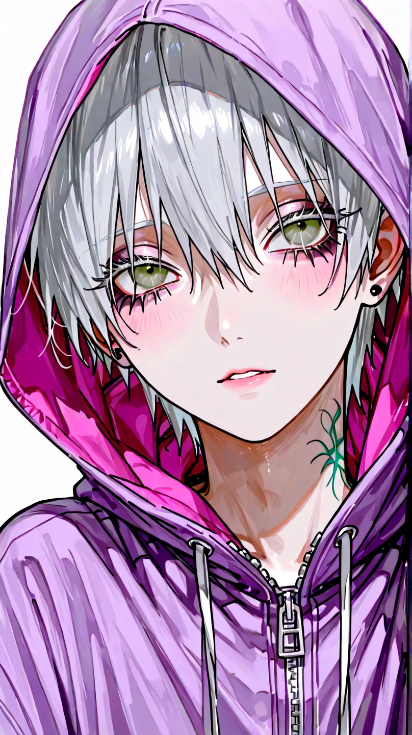 (NARUTO) male,( masterpiece)、 {{1 person、ash silver hair、hanging eyes ...