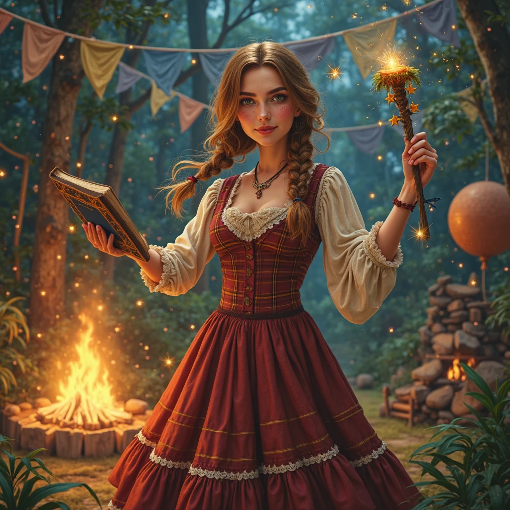 "Detailed and magical image of the character Hermione Granger - SeaArt AI