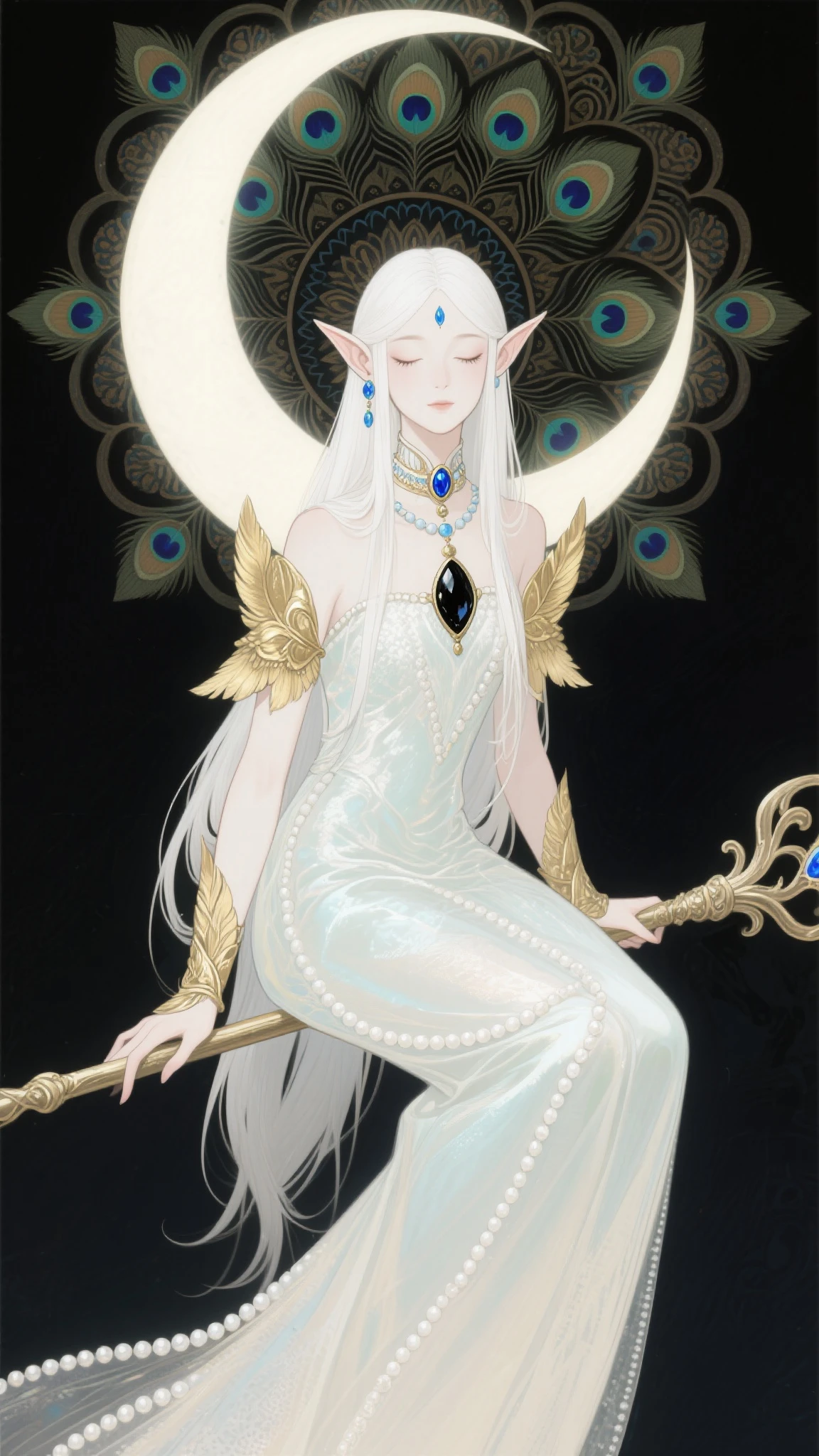 優雅なエルフの女神