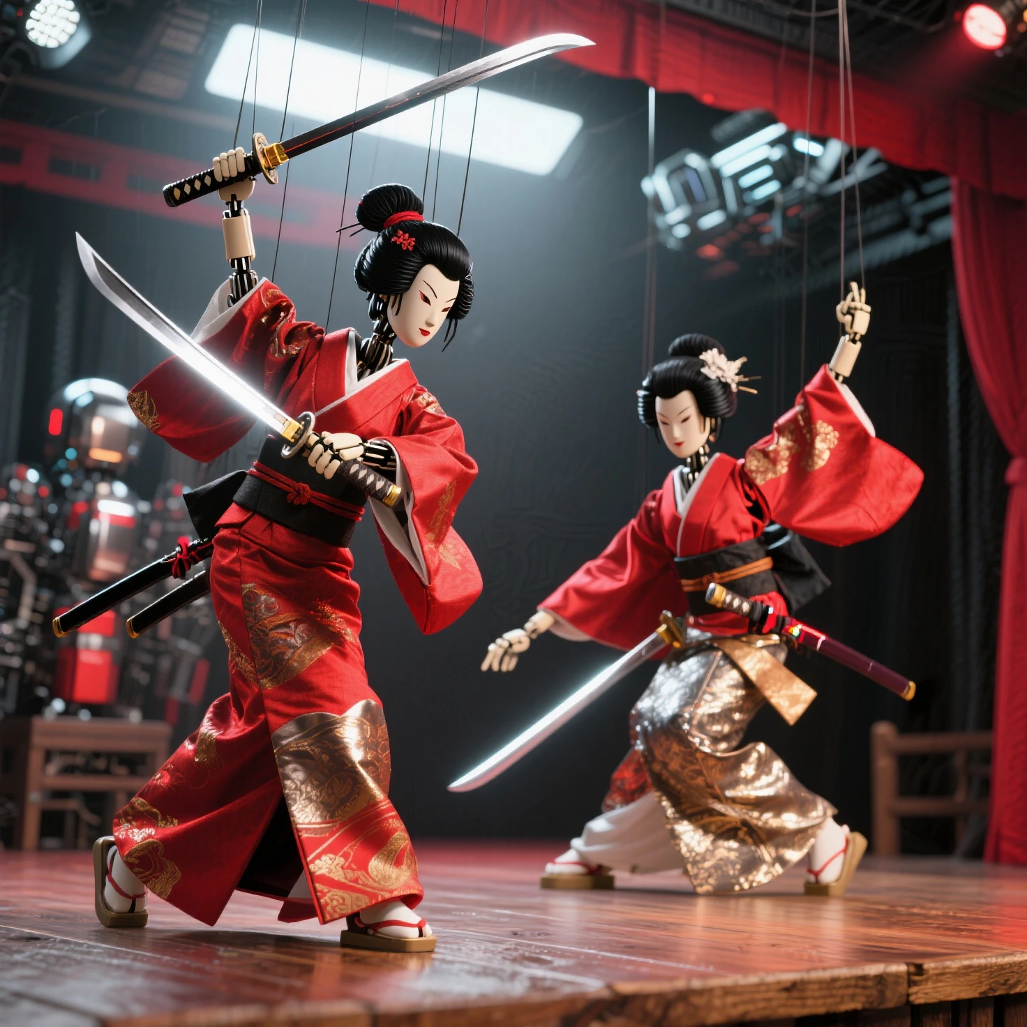 Edo period puppet theater, karakuri puppets brought to life by ...