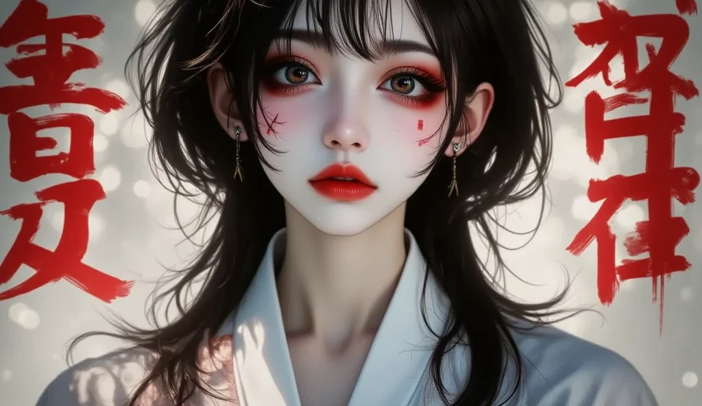 Extremely High Image Quality。fine line。Mitsuko Mori。Mitsuko Mori大量発生 - SeaArt AI