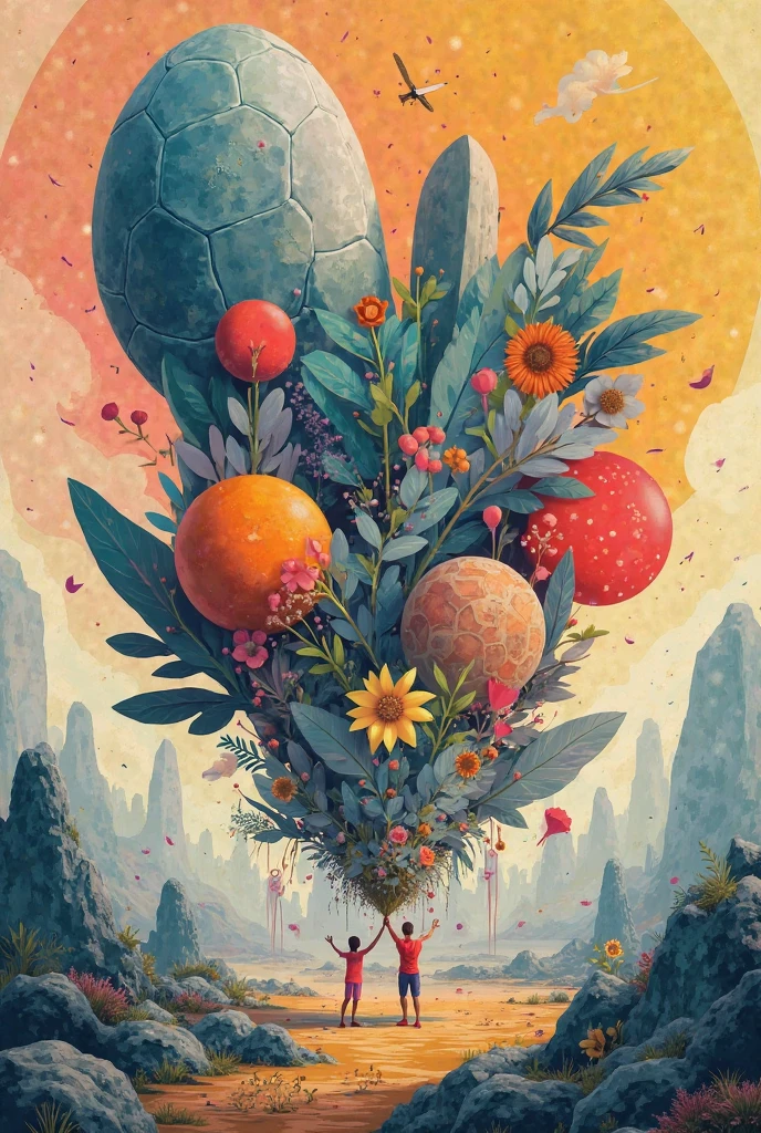 There is no connection between football and the design you are ...