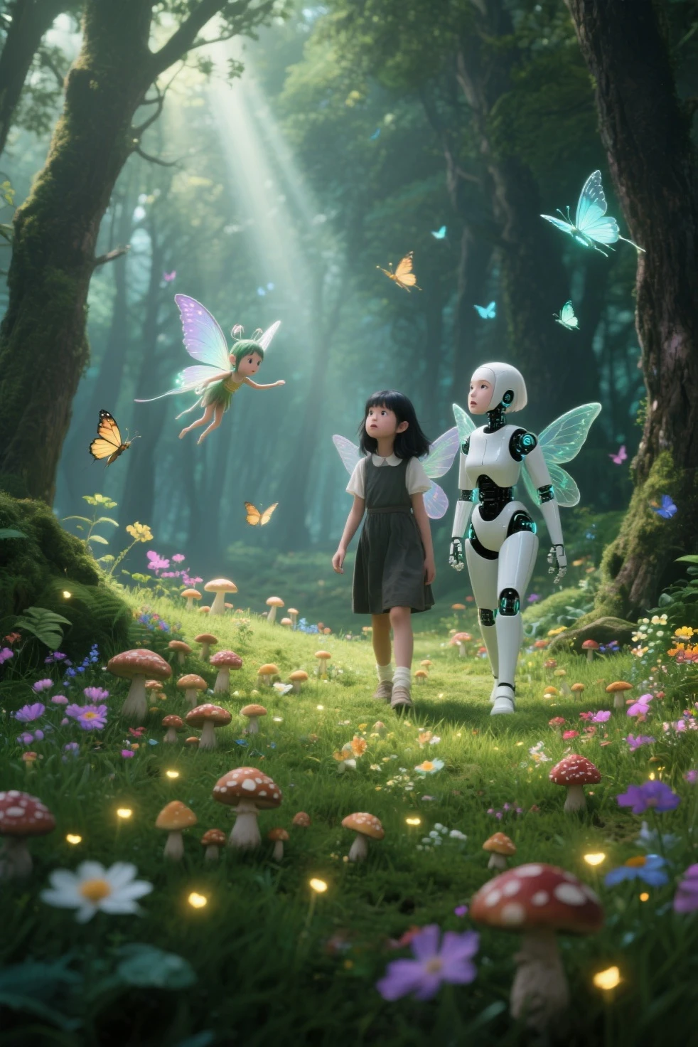 Realistic, The spirit forest, The spirits living in the beautiful ...