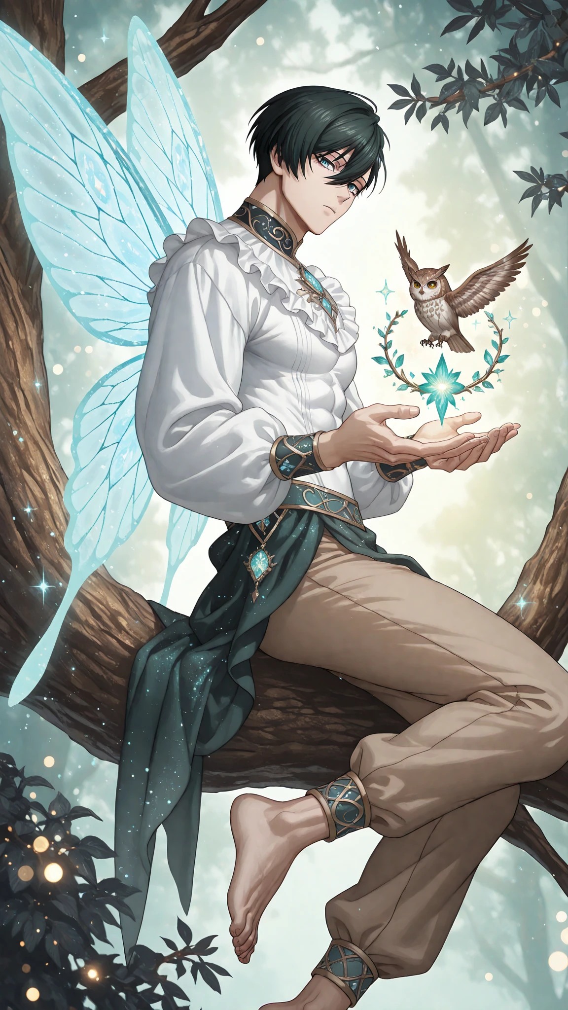 1boy, male focus, Itoshi Rin, Blue Lock, dark green hair, short hair ...