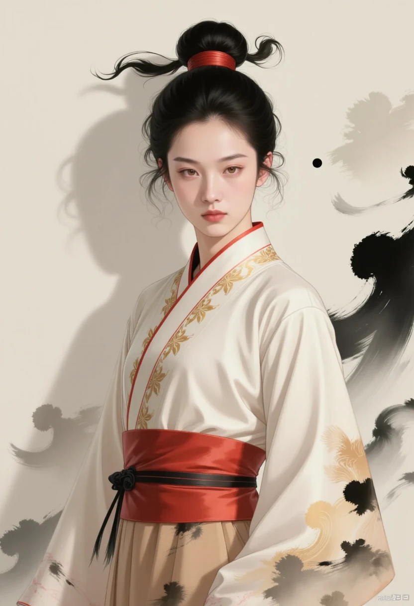 Character features Eyebrows：Sword-like eyebrows（Eyebrow length 65mm - SeaArt AI