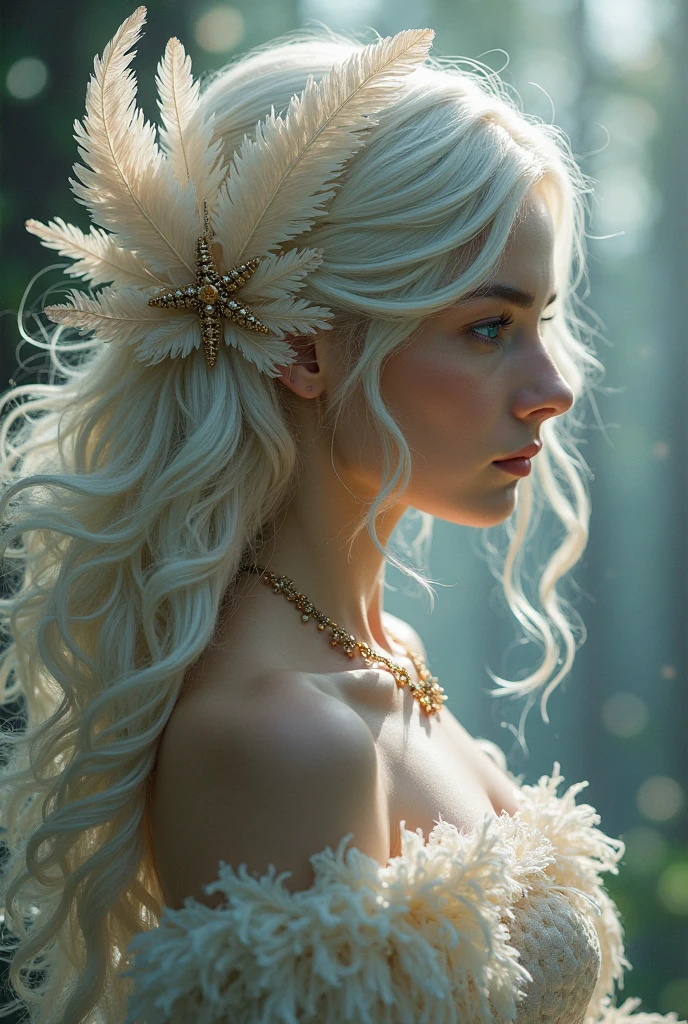 Feather hairstyles - SeaArt AI