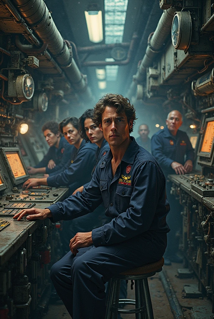 Create an image os US Navy submarine crew - SeaArt AI
